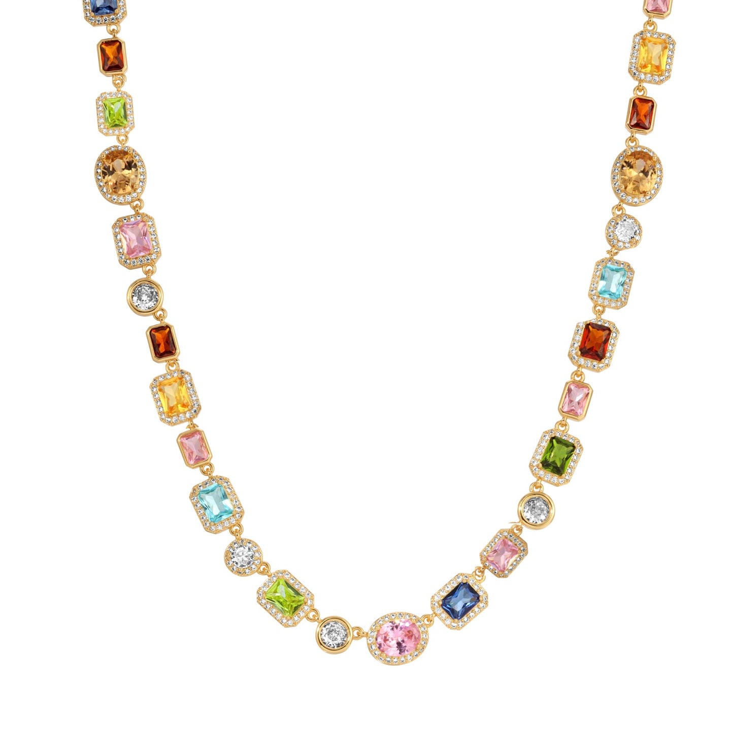 Purely Gems Solstice Necklace (No Motifs/Crosses) – Christin Marie Studio